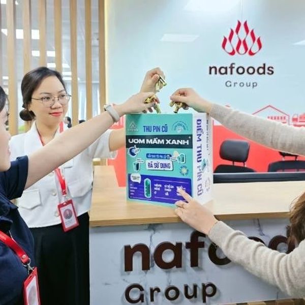 Thu gom pin cũ vì tương lai xanh