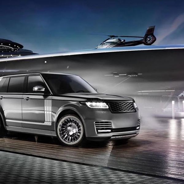 Tròn mắt với Range Rover độ siêu bán tải 6 bánh